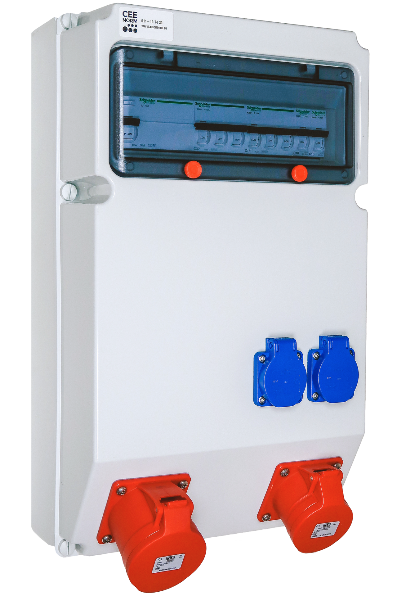 Uttagscentral Plast 16A - Svenska CEE Norm AB